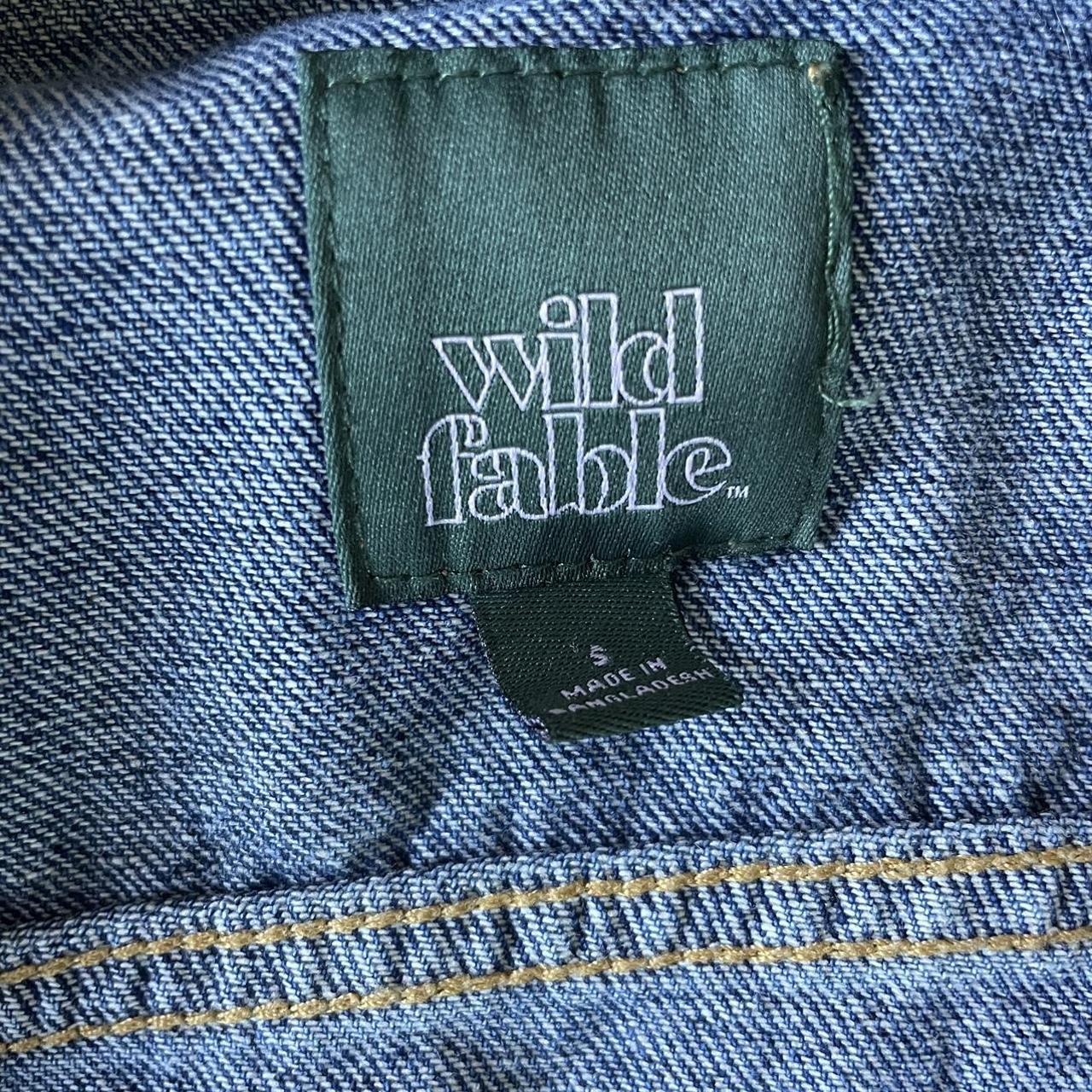 wild fable denim jacket, size small but fits like a... - Depop