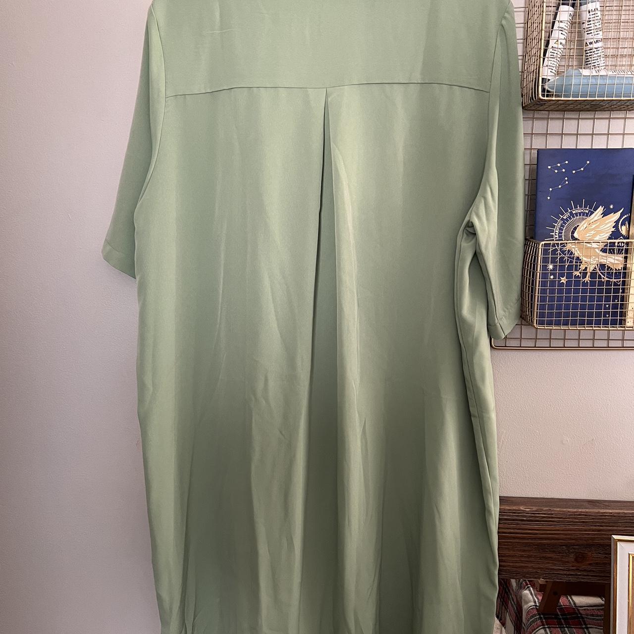 Monki Women's Green Dress | Depop