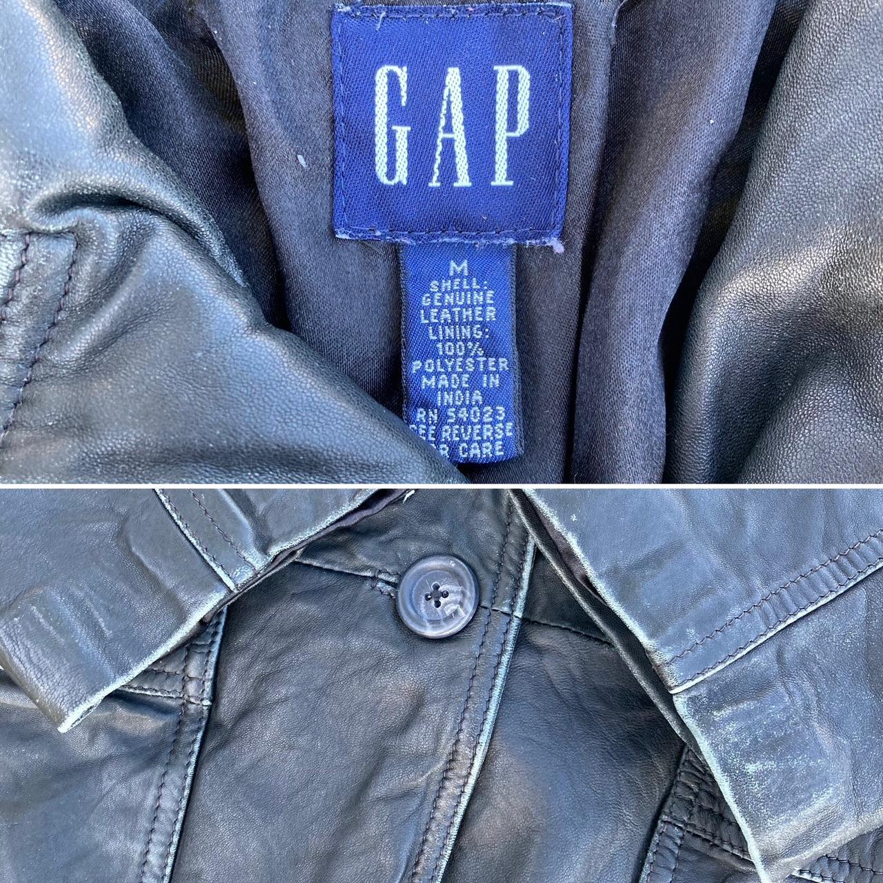 🖤 VINTAGE GAP ALL BLACK BUTTON-UP 100% GENUINE... - Depop