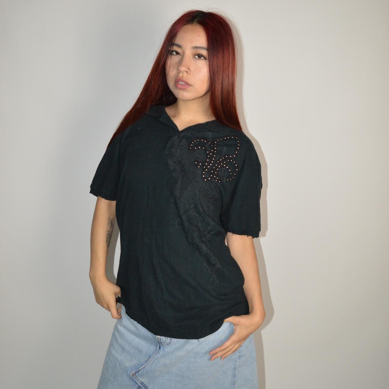 Monarchy Y2K Polo Shirt Size L - Depop