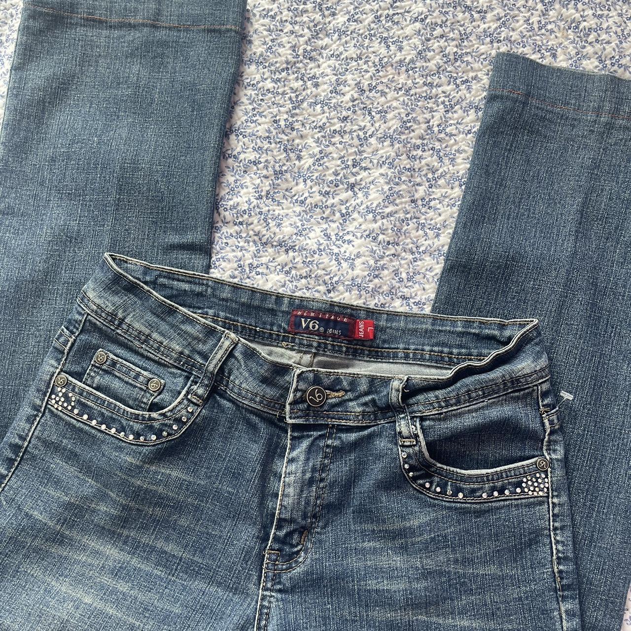 Perfect for Valentine’s Day V6 jeans with heart... - Depop