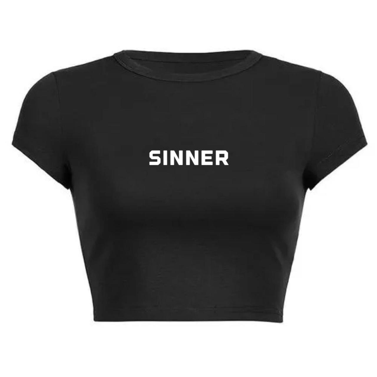 Sinner croptop! Dm us for custom quotes/colors!... - Depop