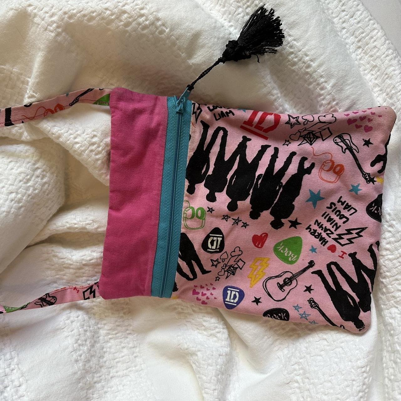 crossbody bag One direction fabric- homemade... - Depop