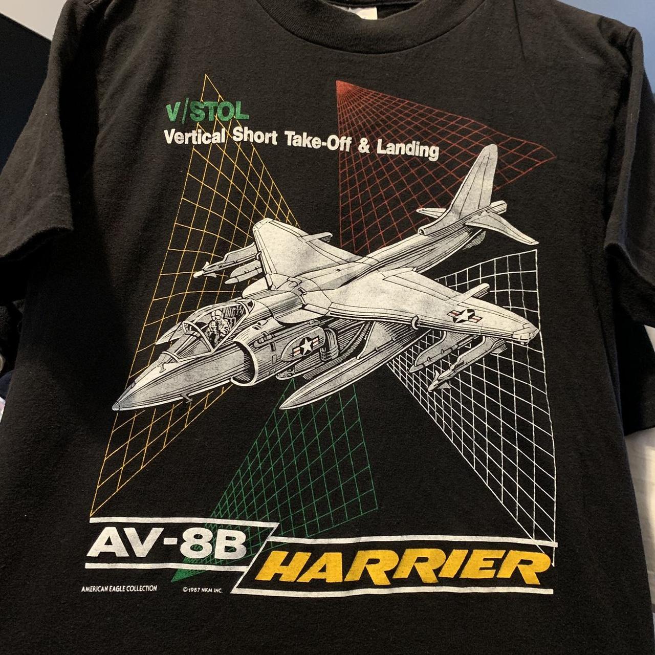 Vintage Jet Shirt 3D Diagram Shirt Size... - Depop