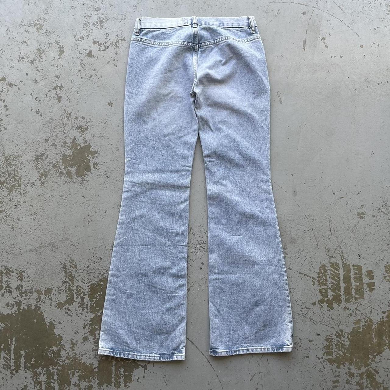 VINTAGE 2001 DIESEL INDUSTRY WOMENS FLARE LIGHT WASH... - Depop