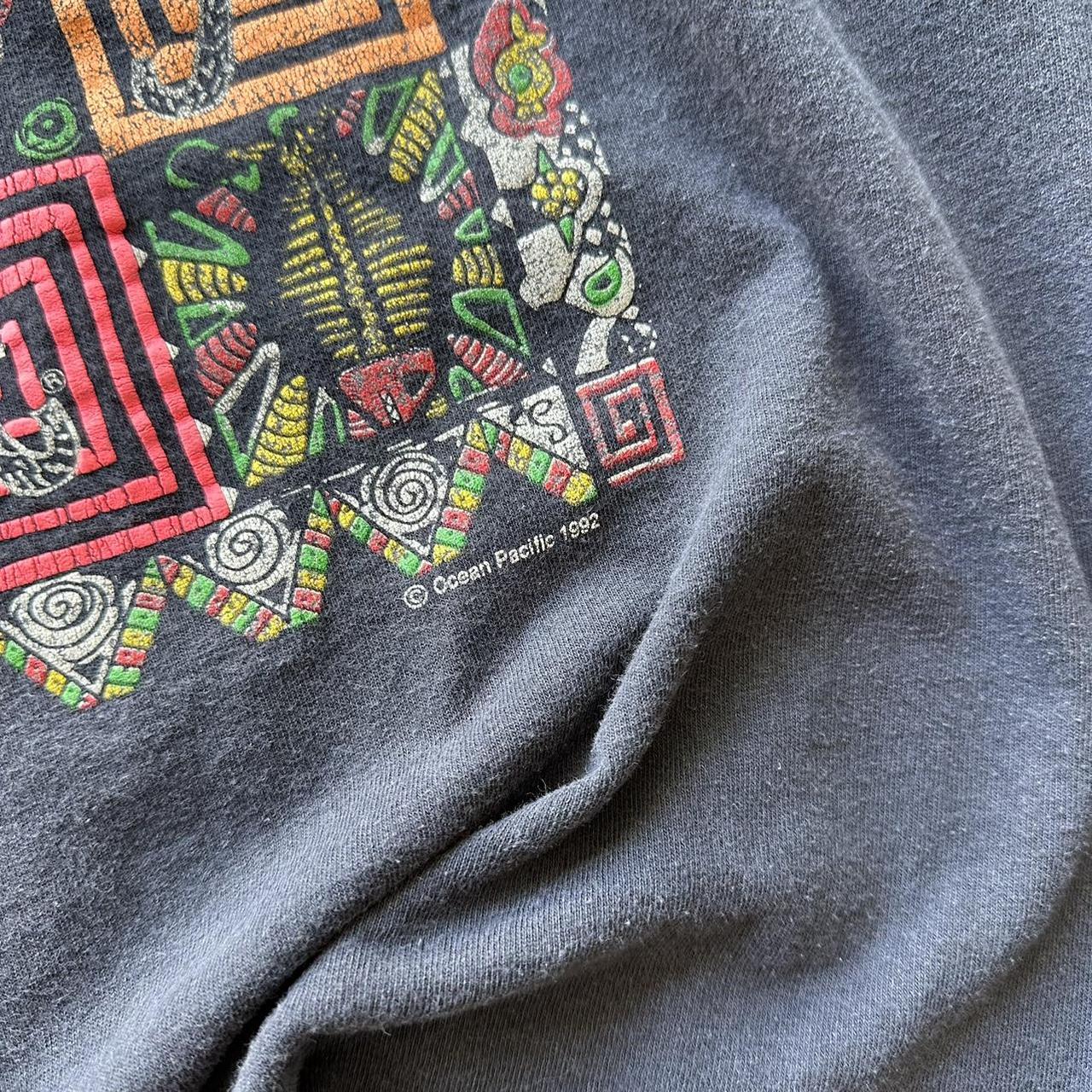 VINTAGE 1996 SINGLE STITCH OCEAN PACIFIC GRAPHIC... - Depop