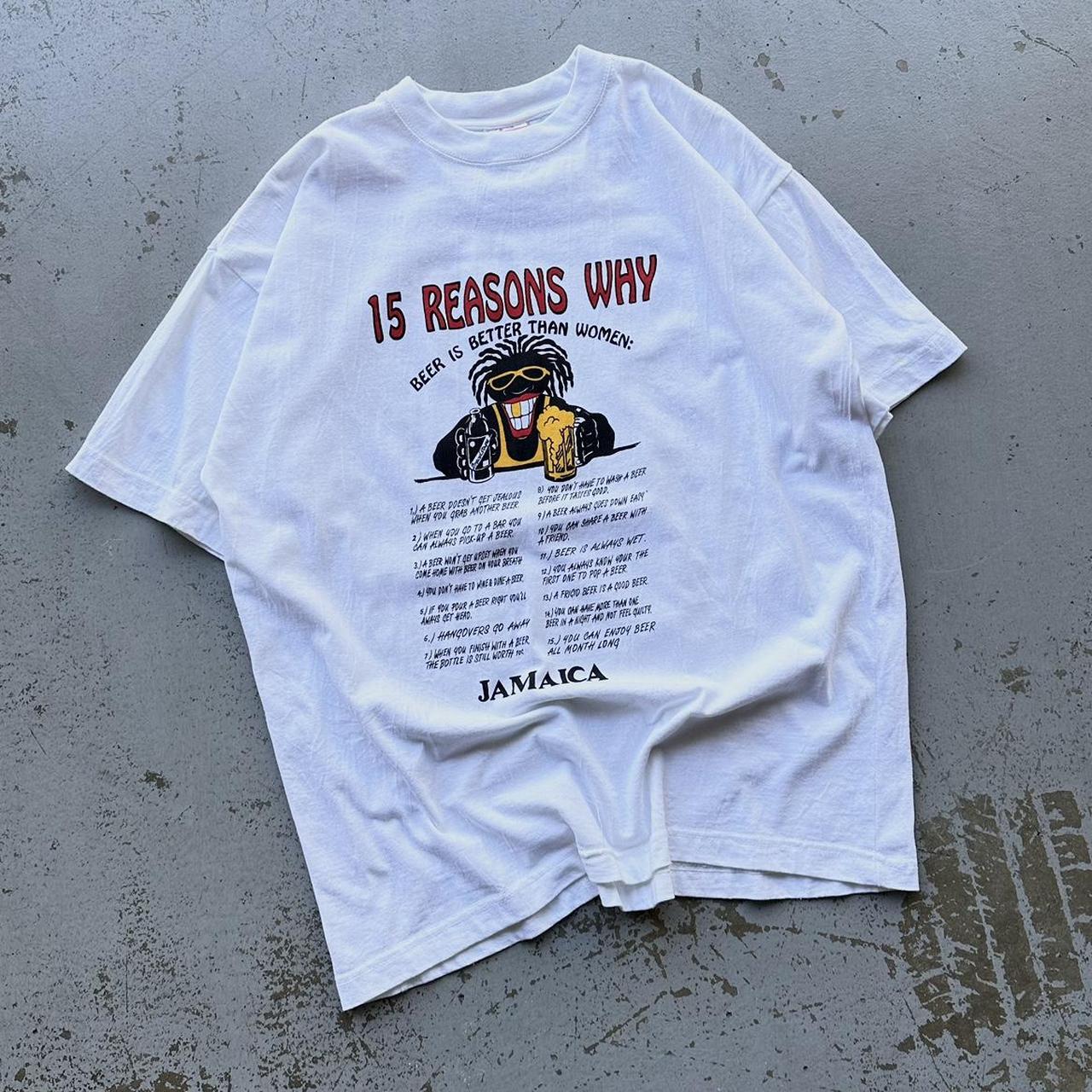 VINTAGE 2000’S JAMAICA FUNNY INNUENDO GRAPHIC... - Depop