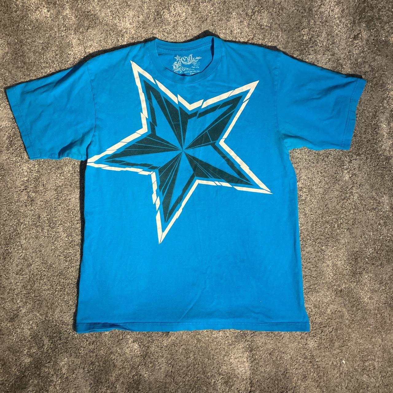 So Cal Blue star tshirt double sided rare early... - Depop