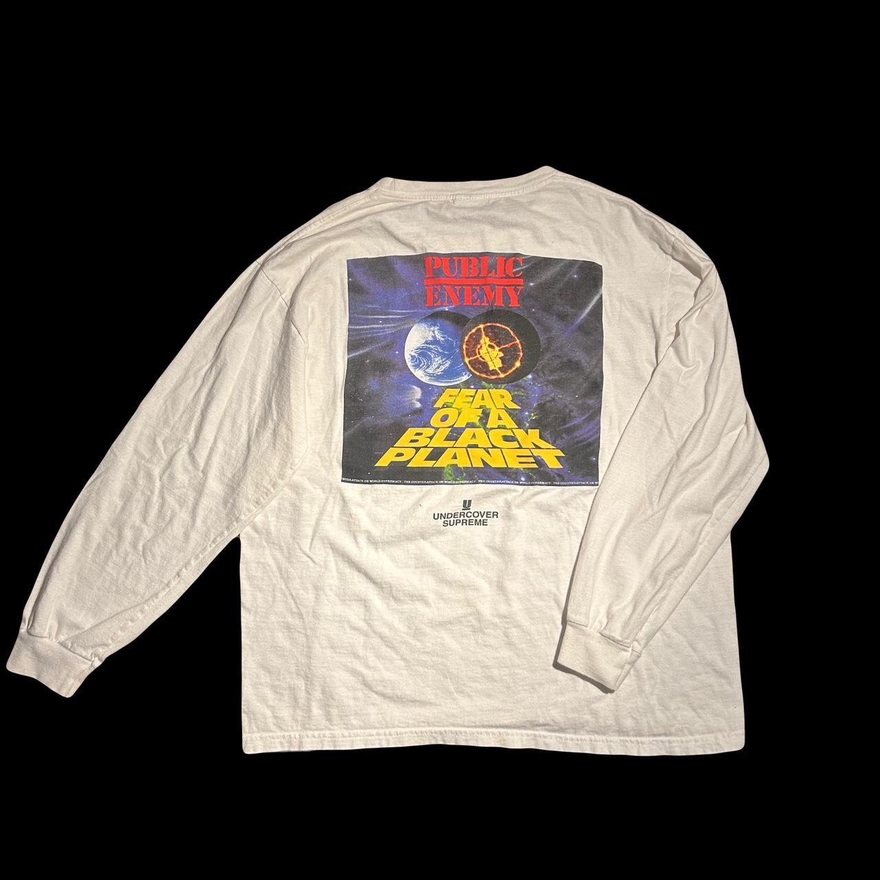 undercover x supreme public enemy "fear the black... - Depop