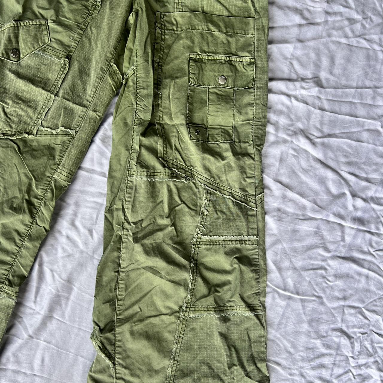 combat green BDG cargo baggy wide leg pants - Depop