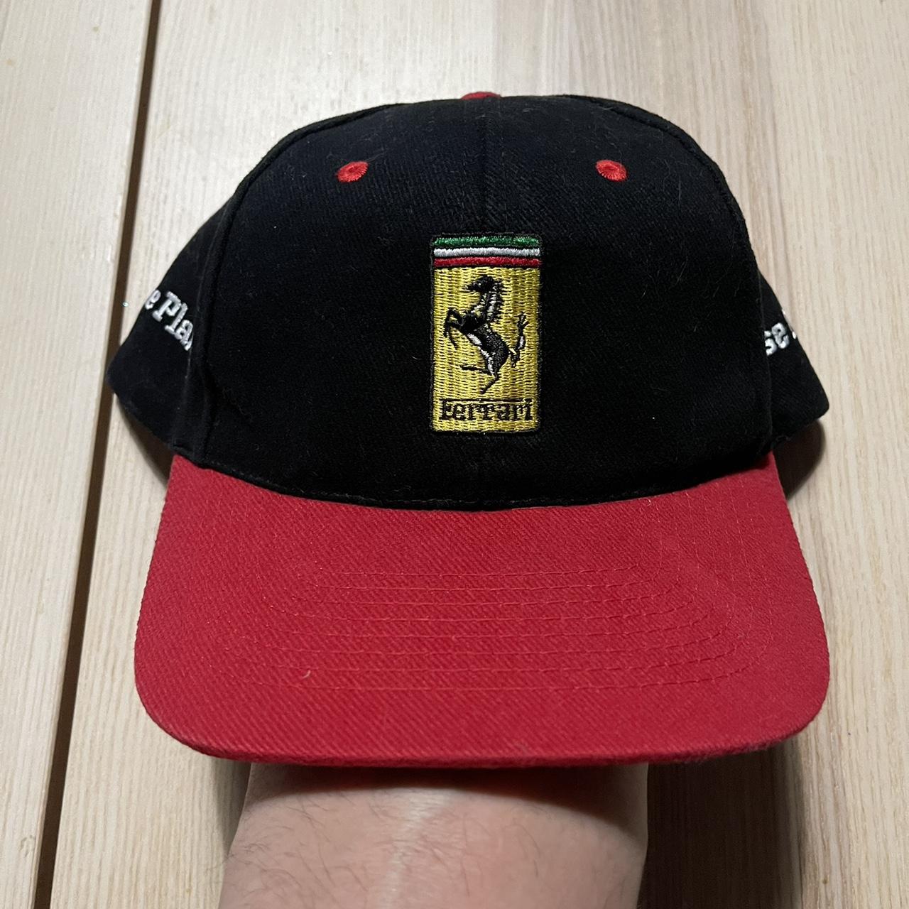 Vintage Team Ferrari Doyle-Risi Racing Logo Snapback... - Depop
