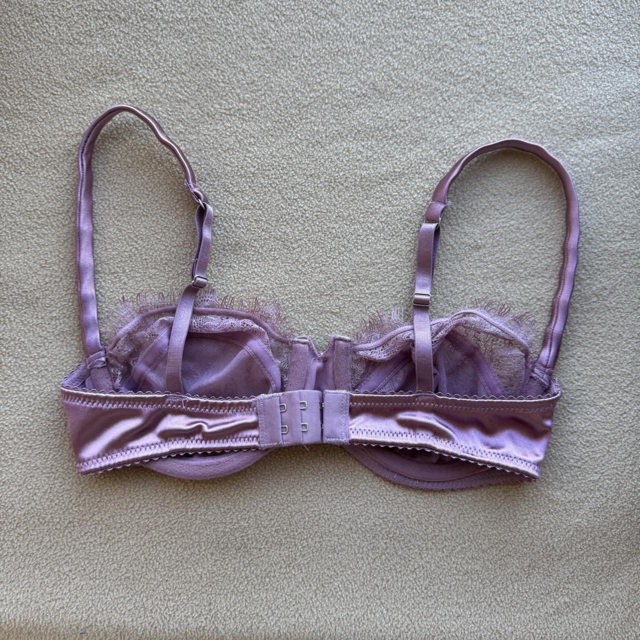 Purple balconies bra from Urban Outfitters •no... | Depop