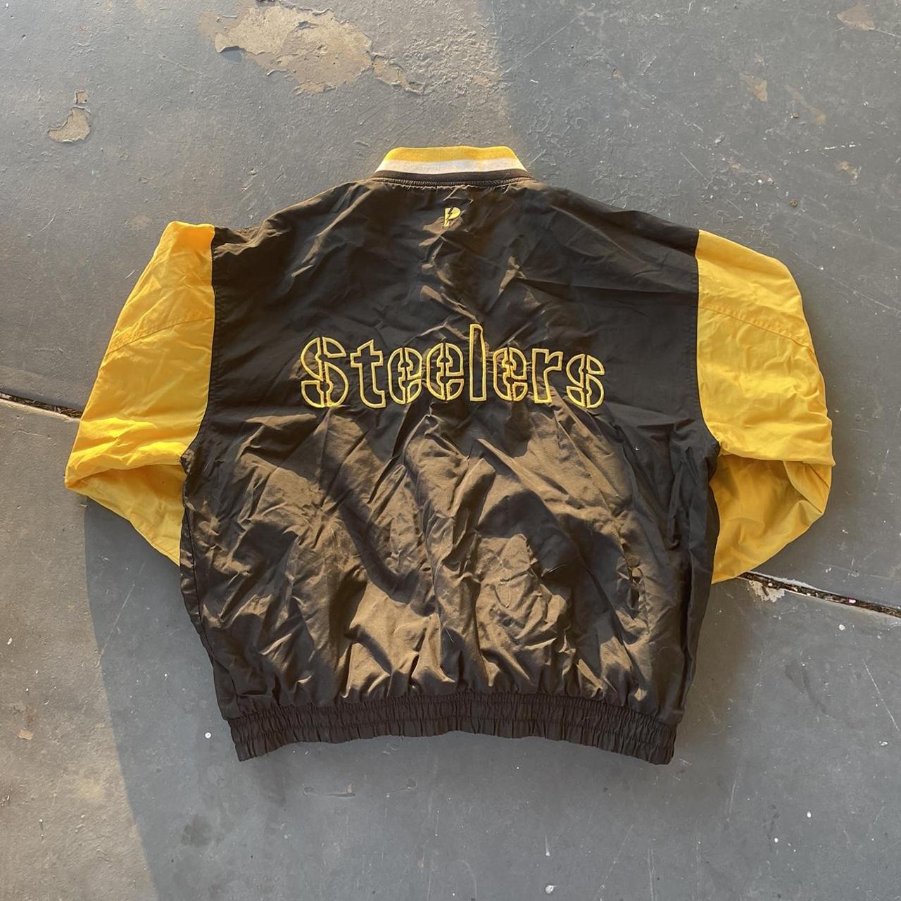 Starter Men's Black and Yellow Jacket | Depop