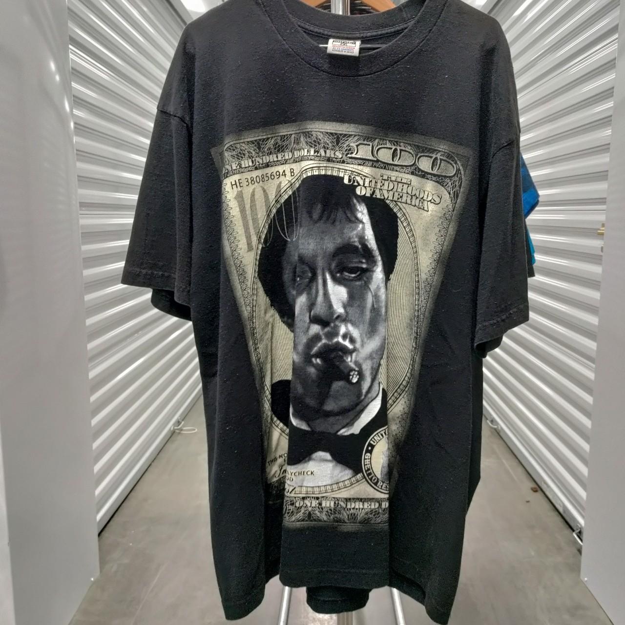 Scar face y2k hit 🎯 Pro club tag heavy shirt 2xl... | Depop