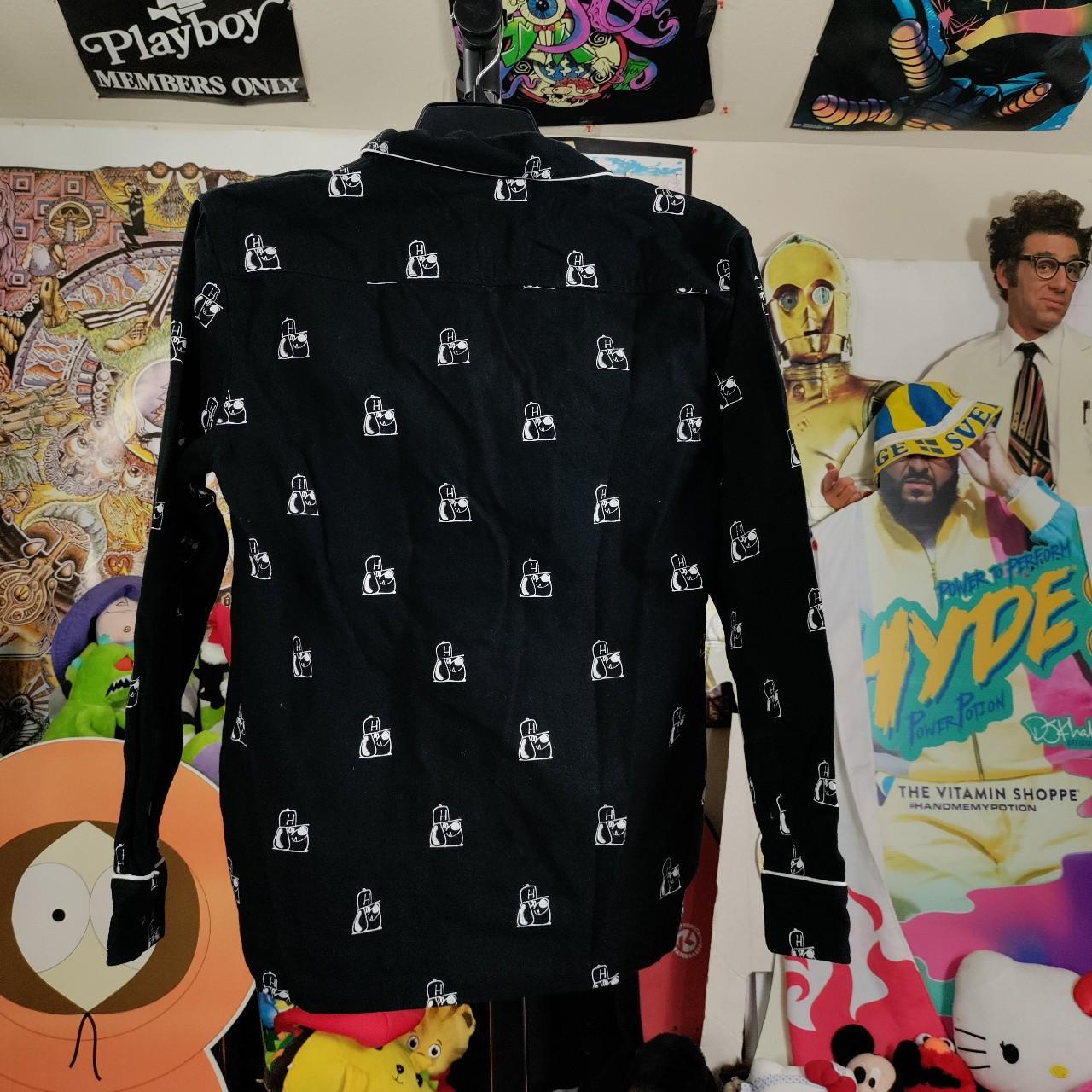 Huff dog print aop button up jacket 21x28 ☆Clothes... - Depop