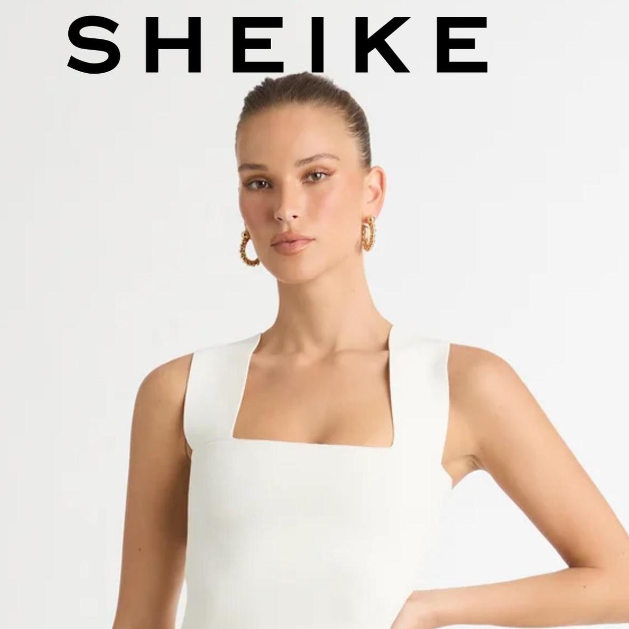 Sheike Amalfi Knit Cropped in White Size M Good worn... - Depop