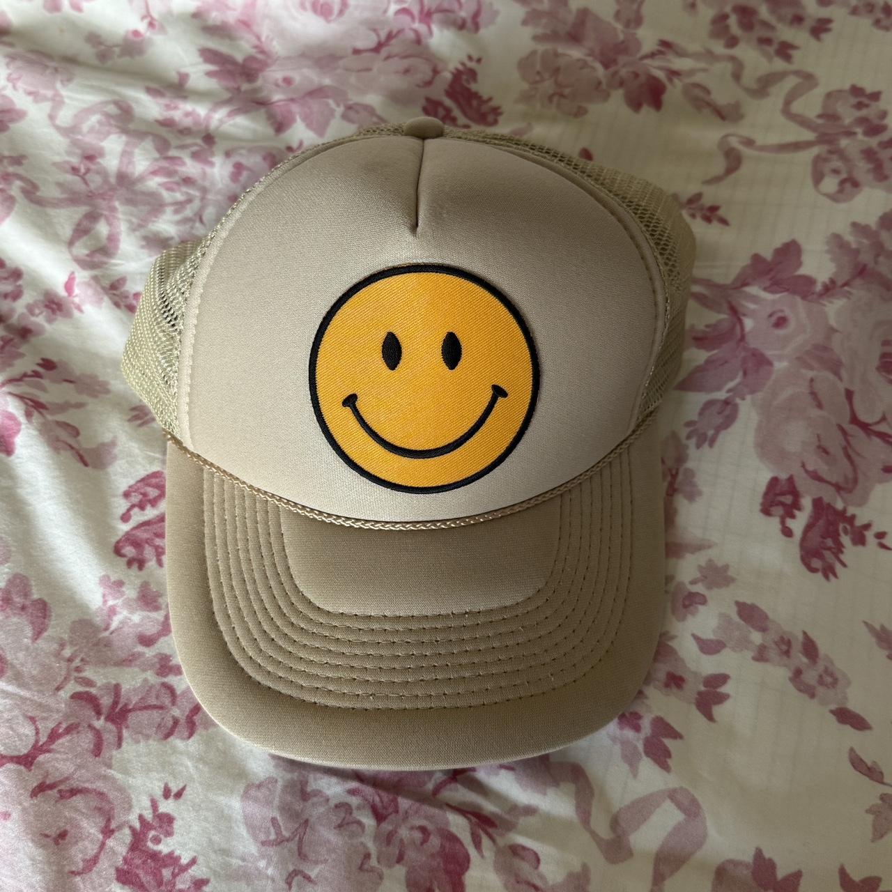 Tan Smiley Face Hat *not aviator nation, from mm... | Depop