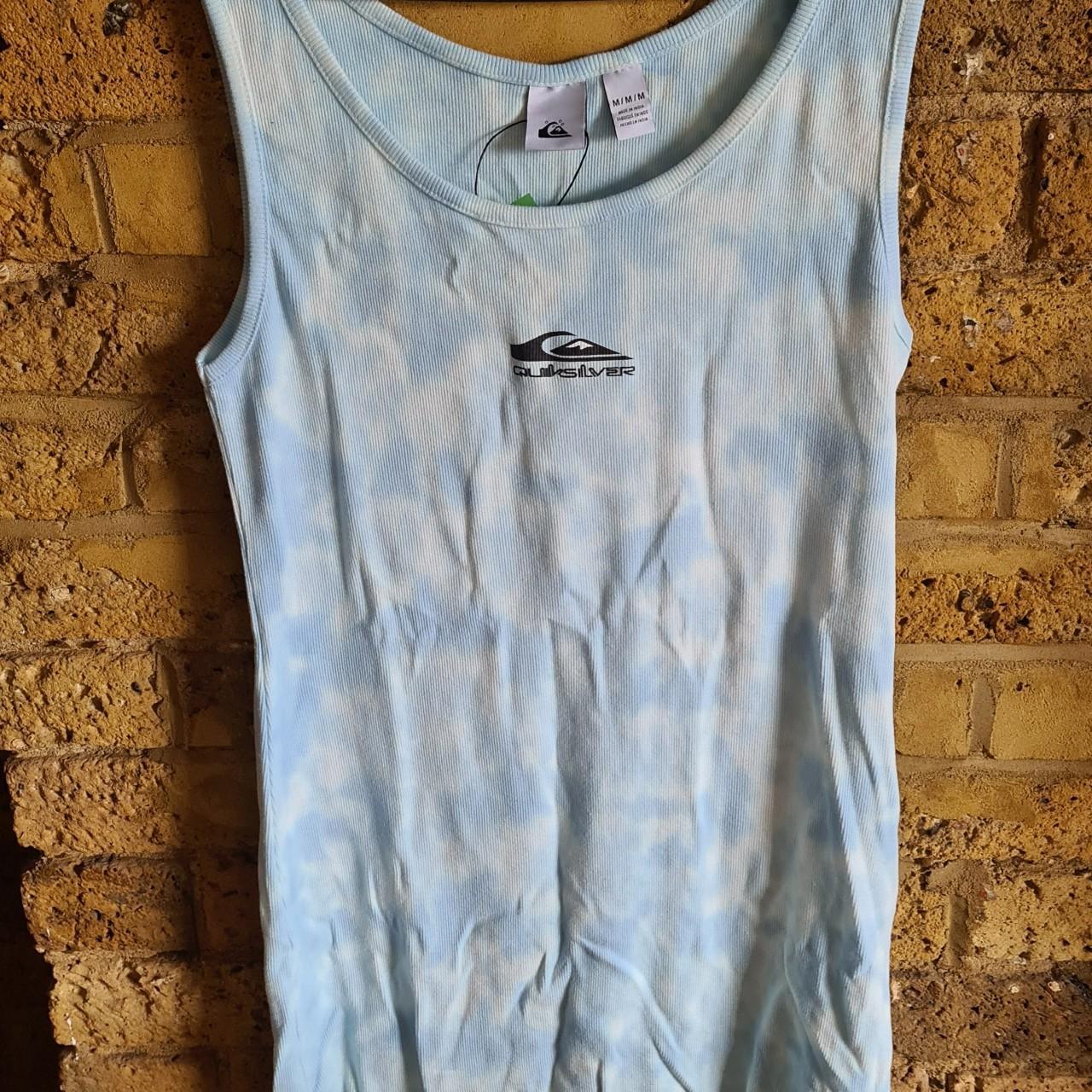 Quicksilver wave project tie dye rib dress clouds... - Depop