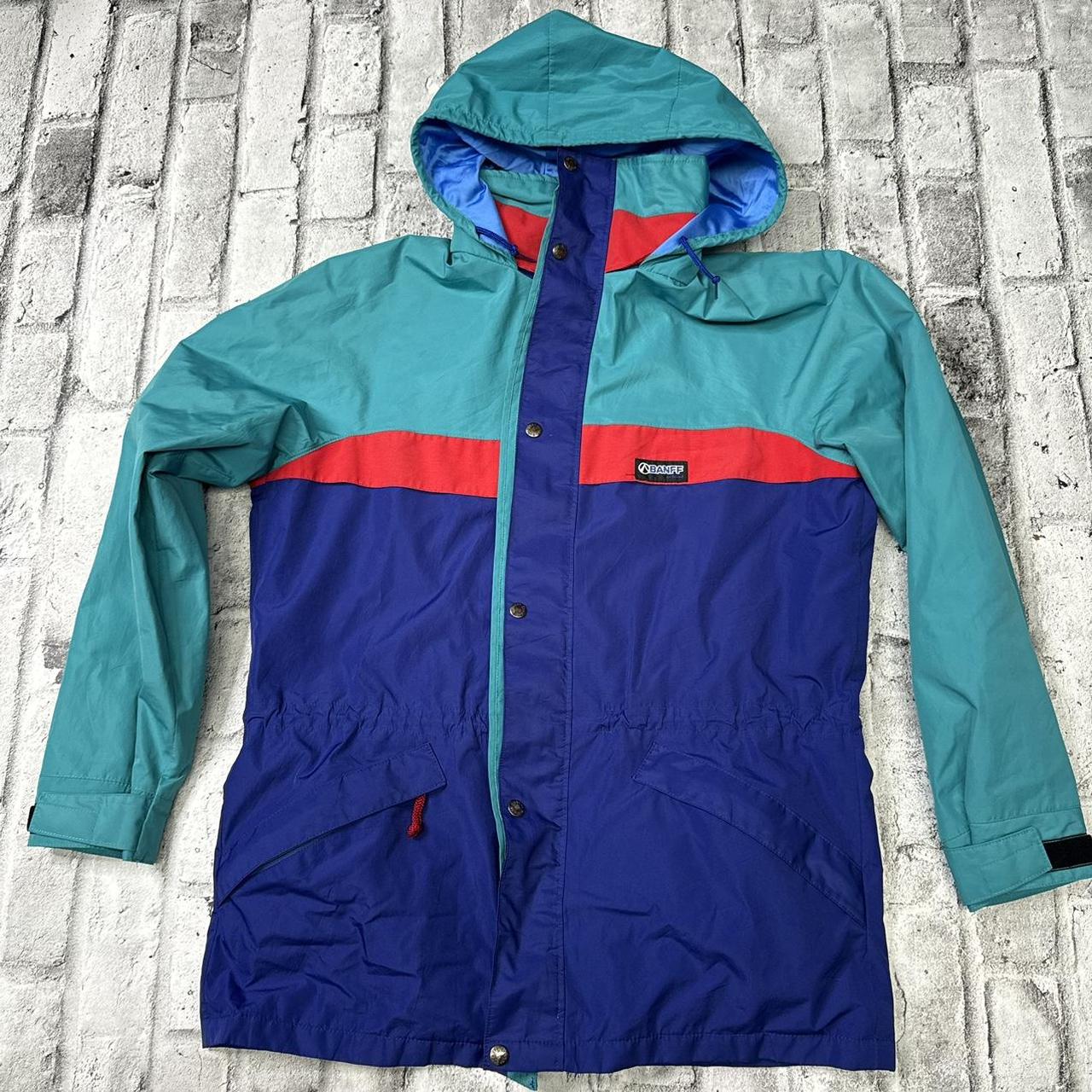 VINTAGE 90s The Banff Designs Colorblock Gore Tex... | Depop