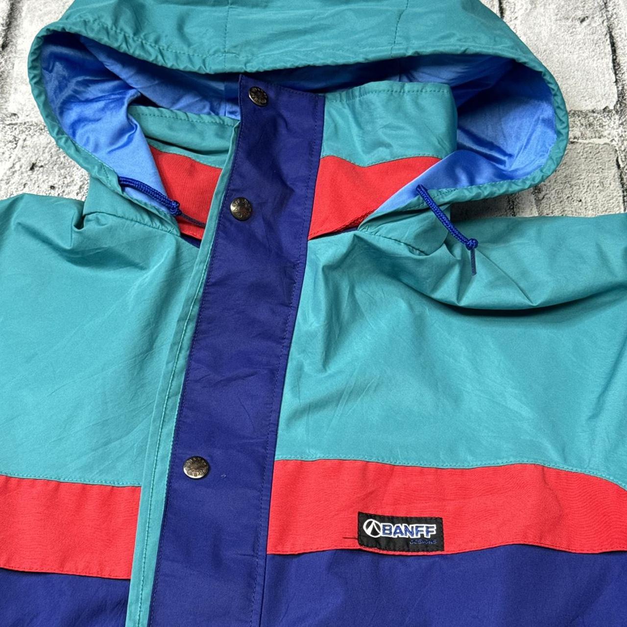 VINTAGE 90s The Banff Designs Colorblock Gore Tex... | Depop
