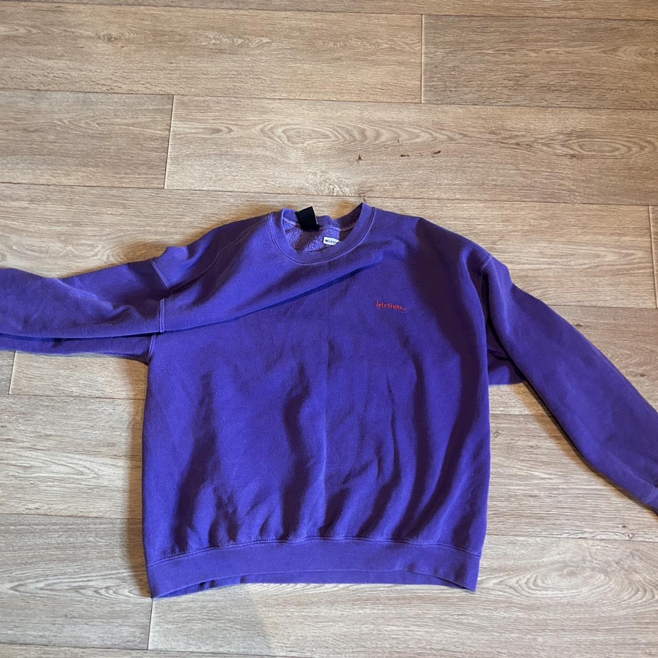 Urban outfitters purple jumper, medium - Depop