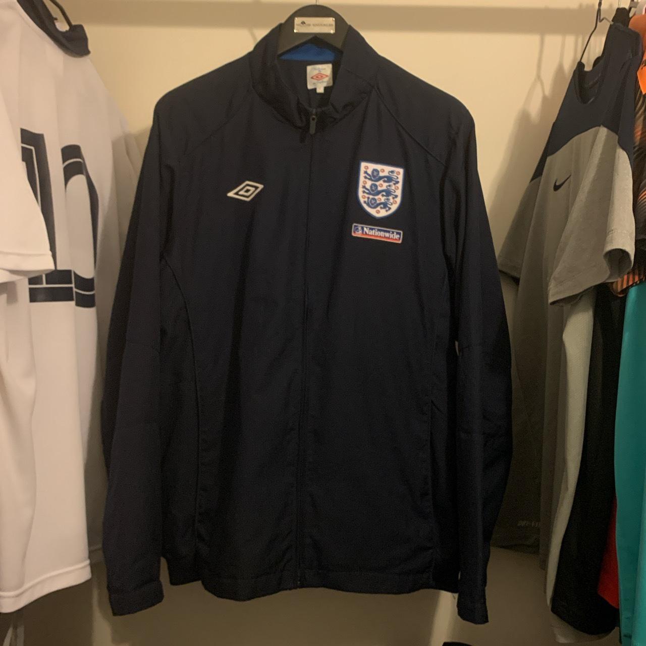 England 2010 Umbro Football Training Windbreaker... - Depop