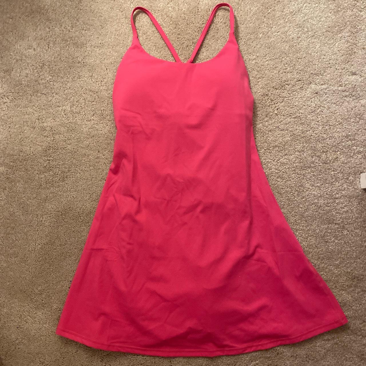 hot pink halara work out dress never worn - Depop