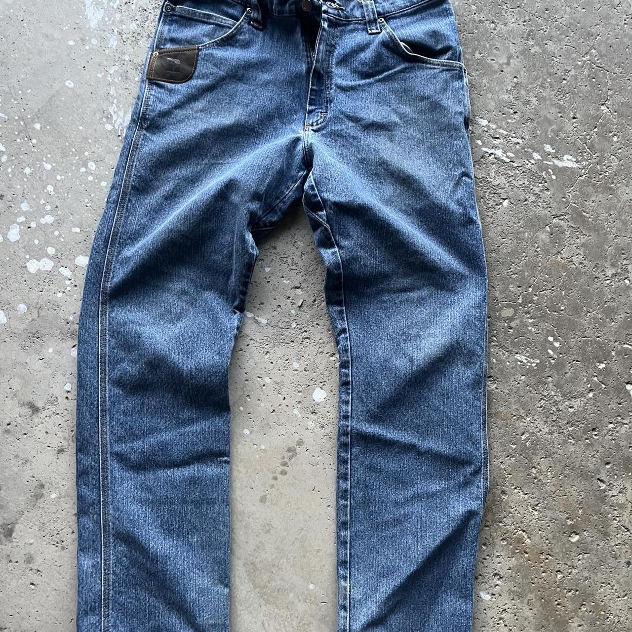 Wrangler riggs work jeans Great condition Ships... - Depop