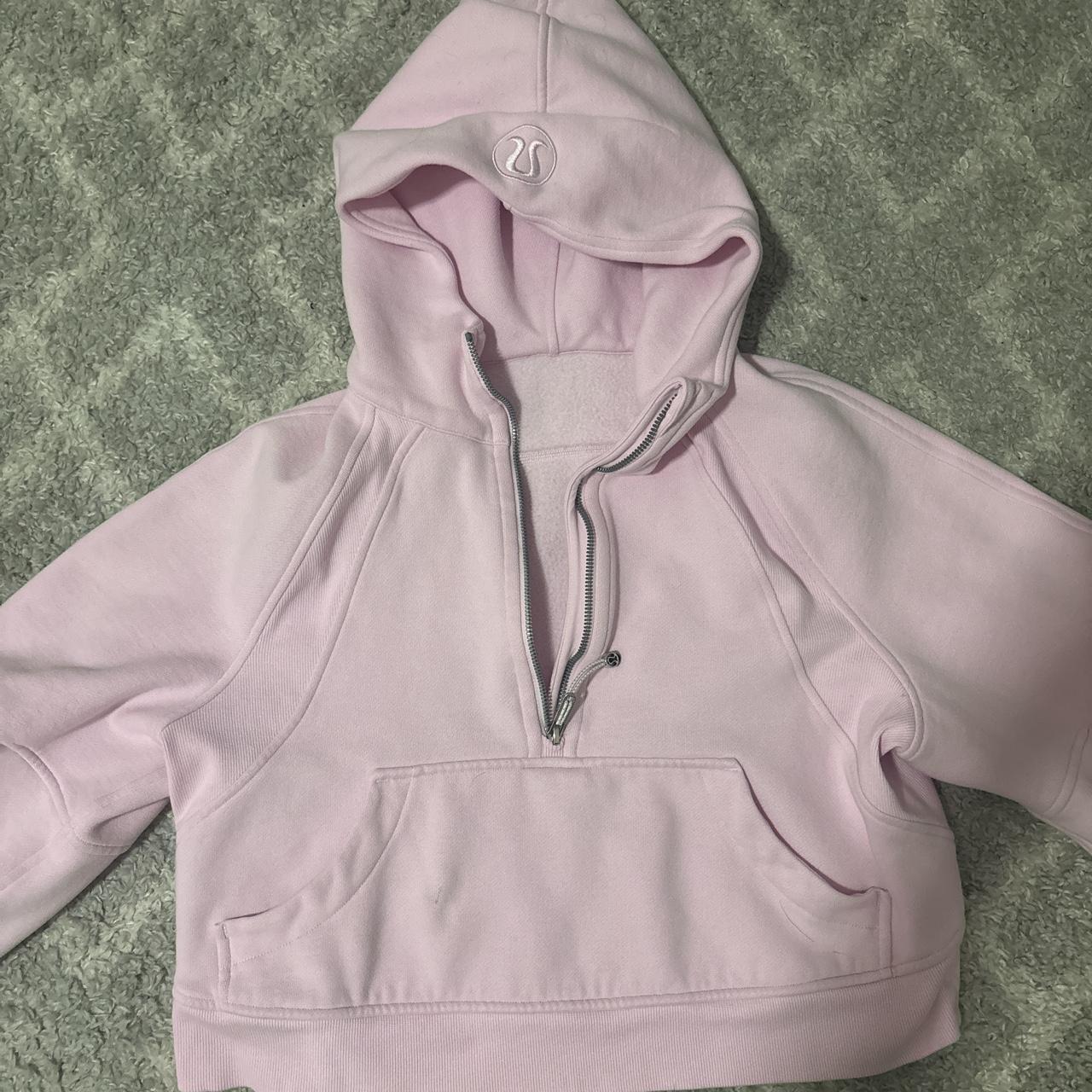 Light pink lululemon scuba -quarter zip -perfect... - Depop