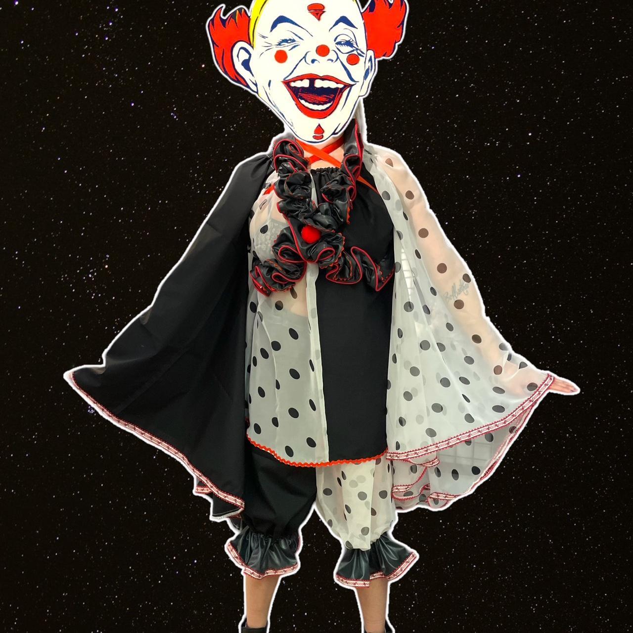 Clown Couture Pierrot Black Widow with Ruff... - Depop