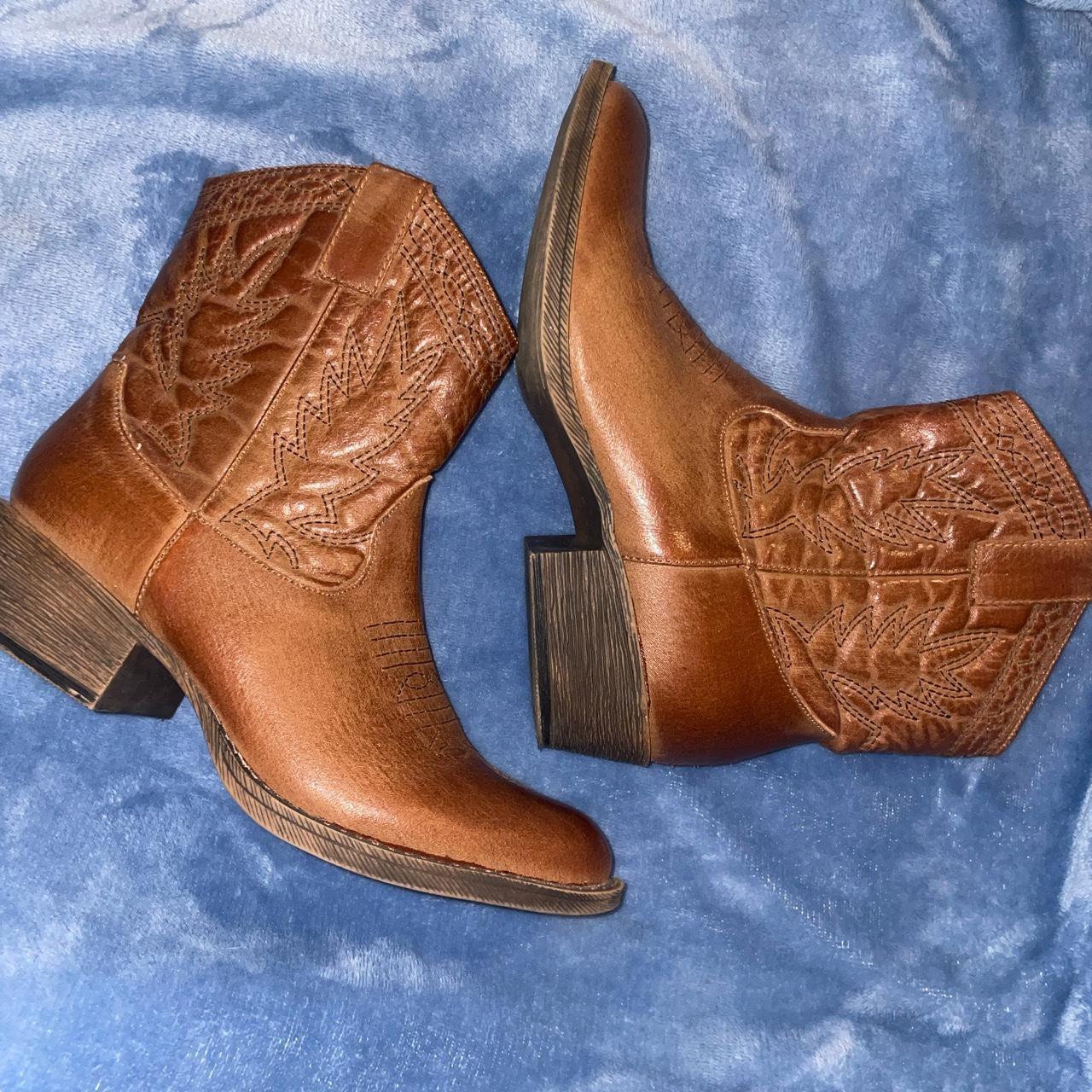 Western style cowgirl boots Found at TjMaxx brand... - Depop