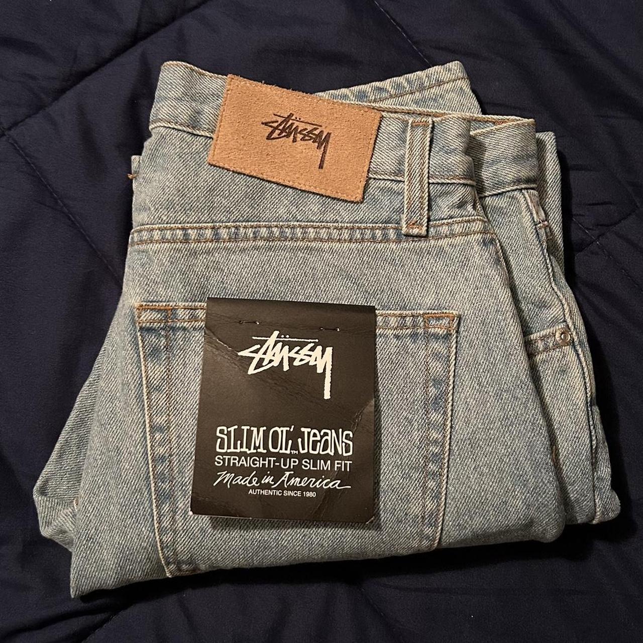 Stussy slim fit jeans True to size Tighter on... - Depop