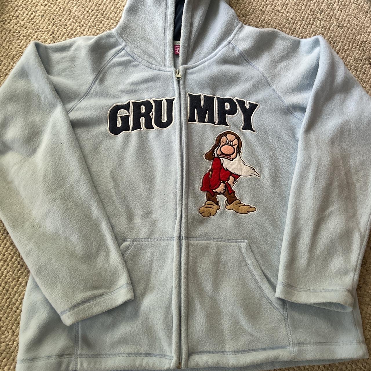 Original Disney Store Zip-up Sweatshirt Grumpy from... - Depop