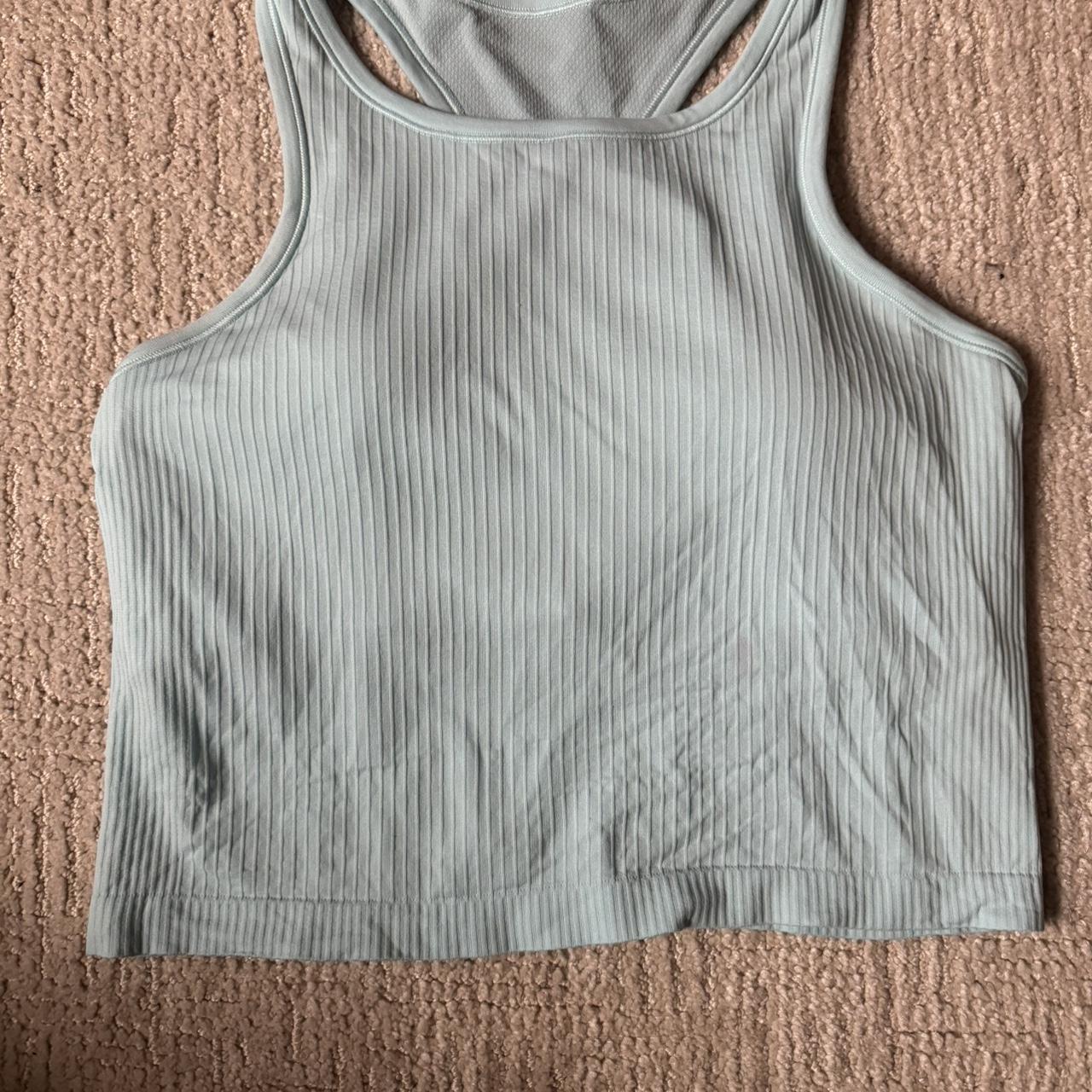 light blue lululemon tank top. their isn’t a tag on... - Depop