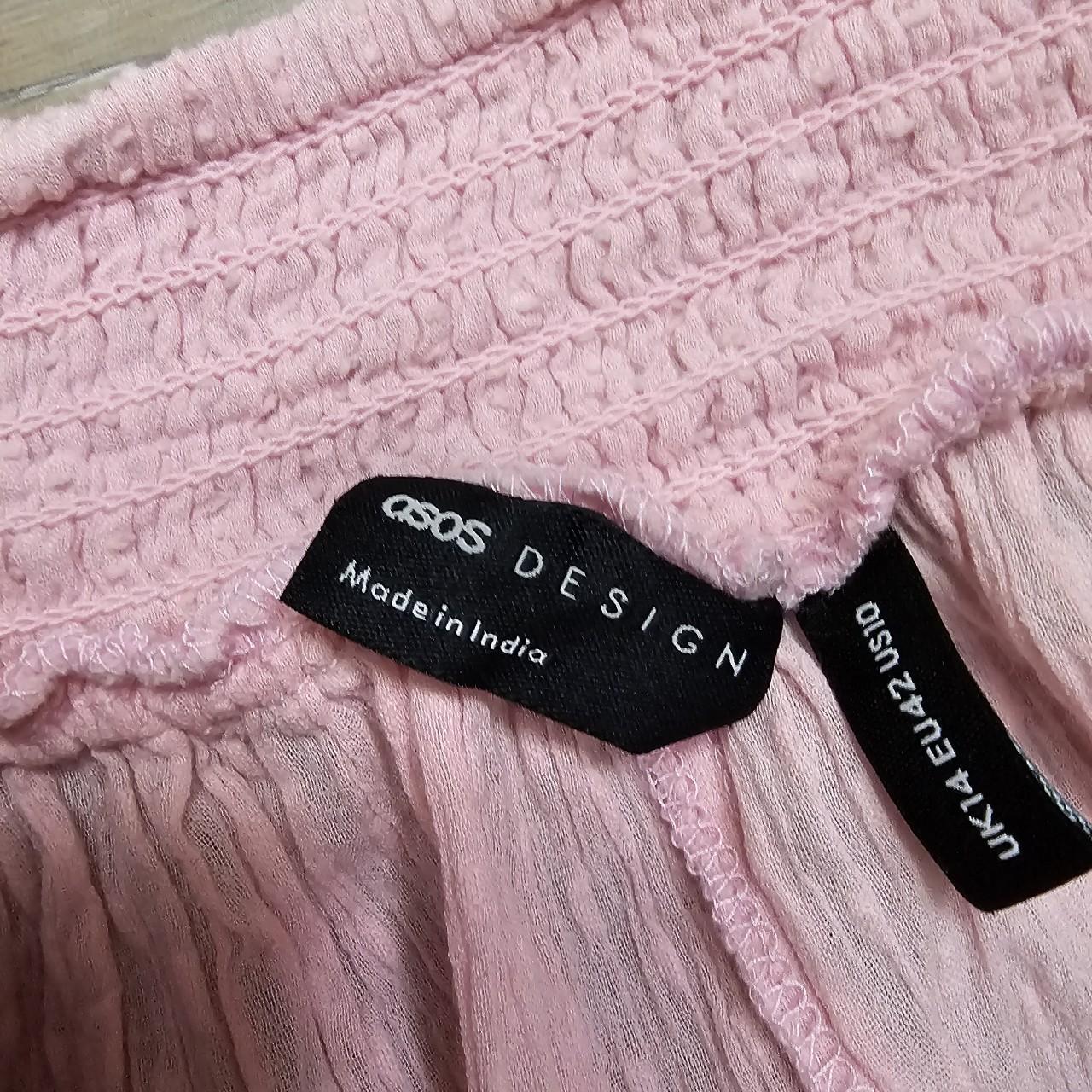 Asos design micro dot ruffled mini skirt sz 10 Good... - Depop