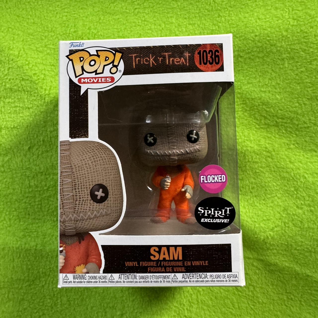 FLOCKED Sam funko pop 🫧🦇 Trick r treat 🏴‍☠️👾🦠 Condition... - Depop