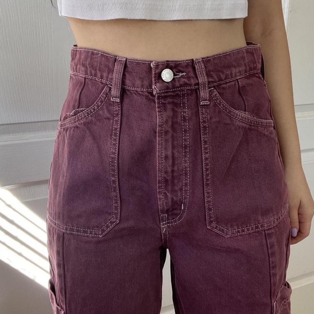 BDG Wide Leg Jeans Awesome purple color Perfect... - Depop