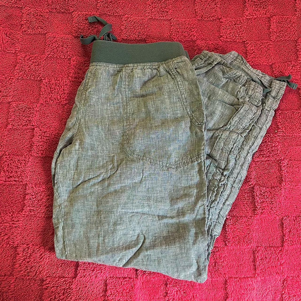Vintage Toad & Co flowy pants In good condition!... - Depop