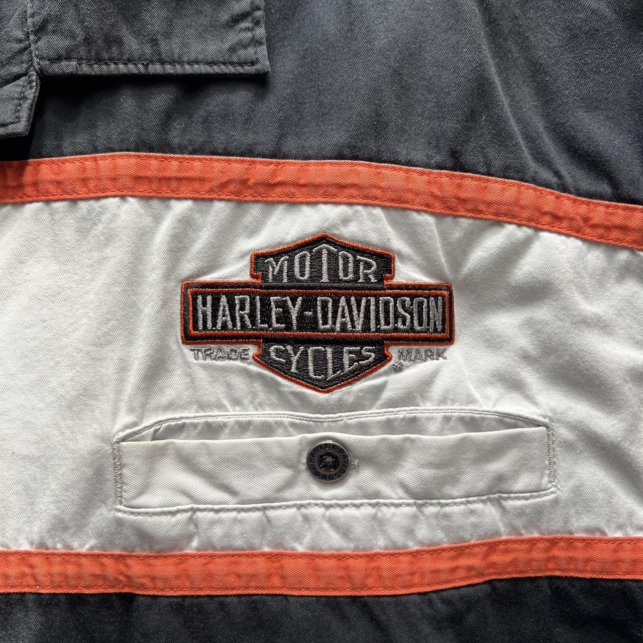 00s Harley Davidson Button Up - excellent... - Depop
