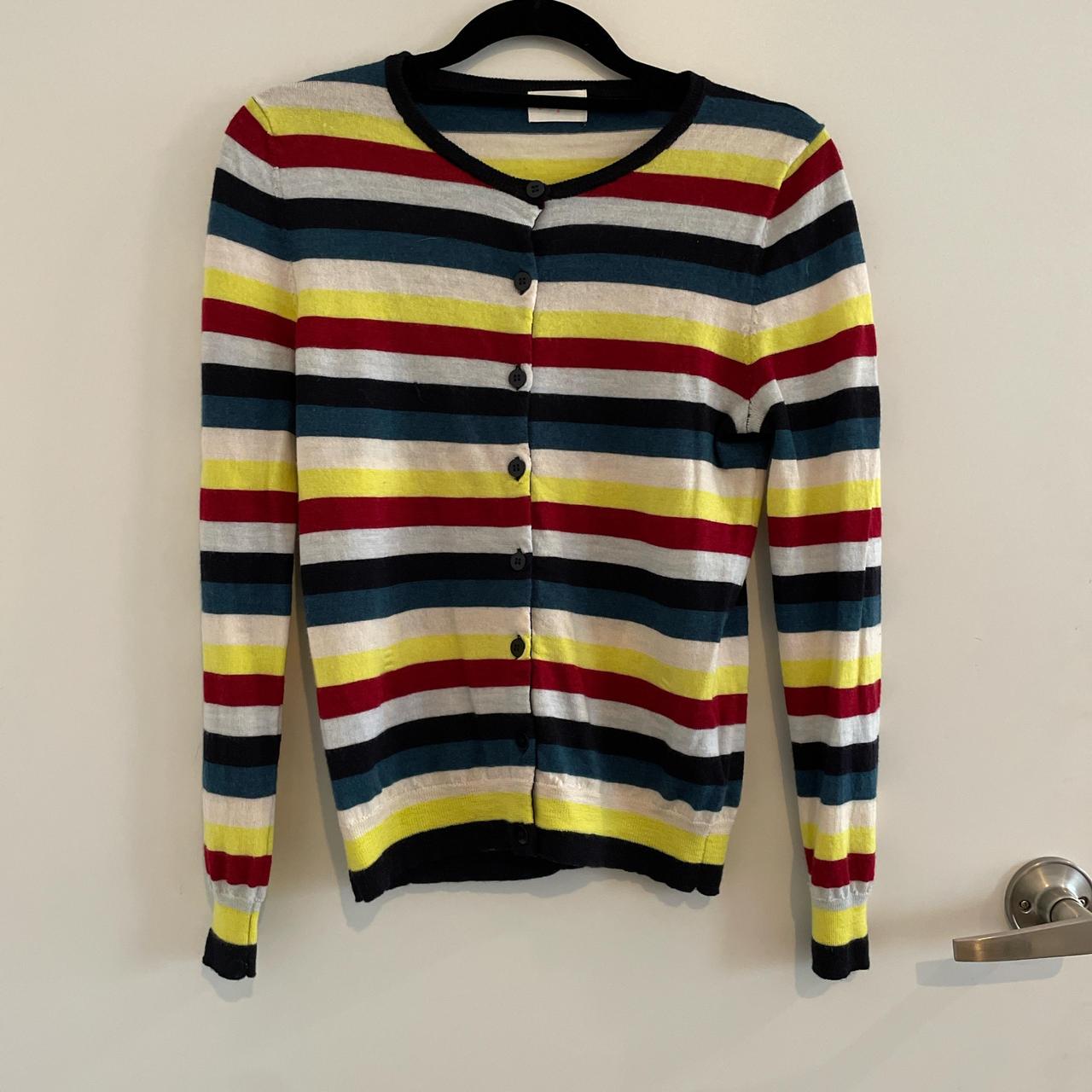 Gorman stripped long sleeve top Size 6 - Depop