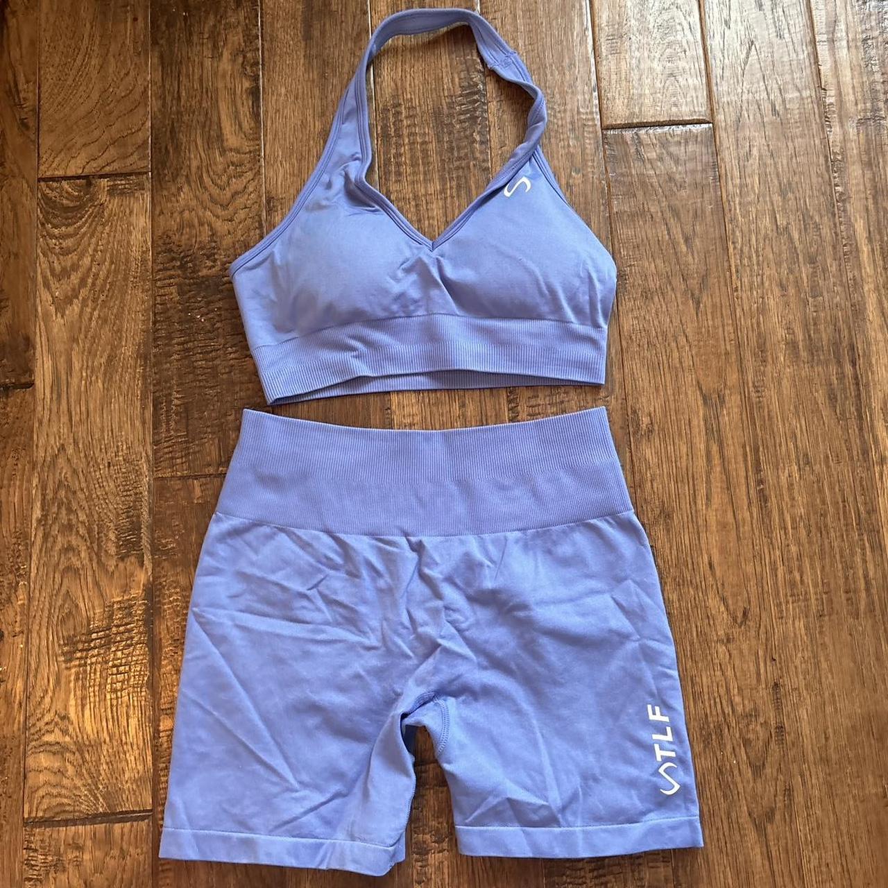 tlf purple workout set. super cute. just don’t wear... - Depop