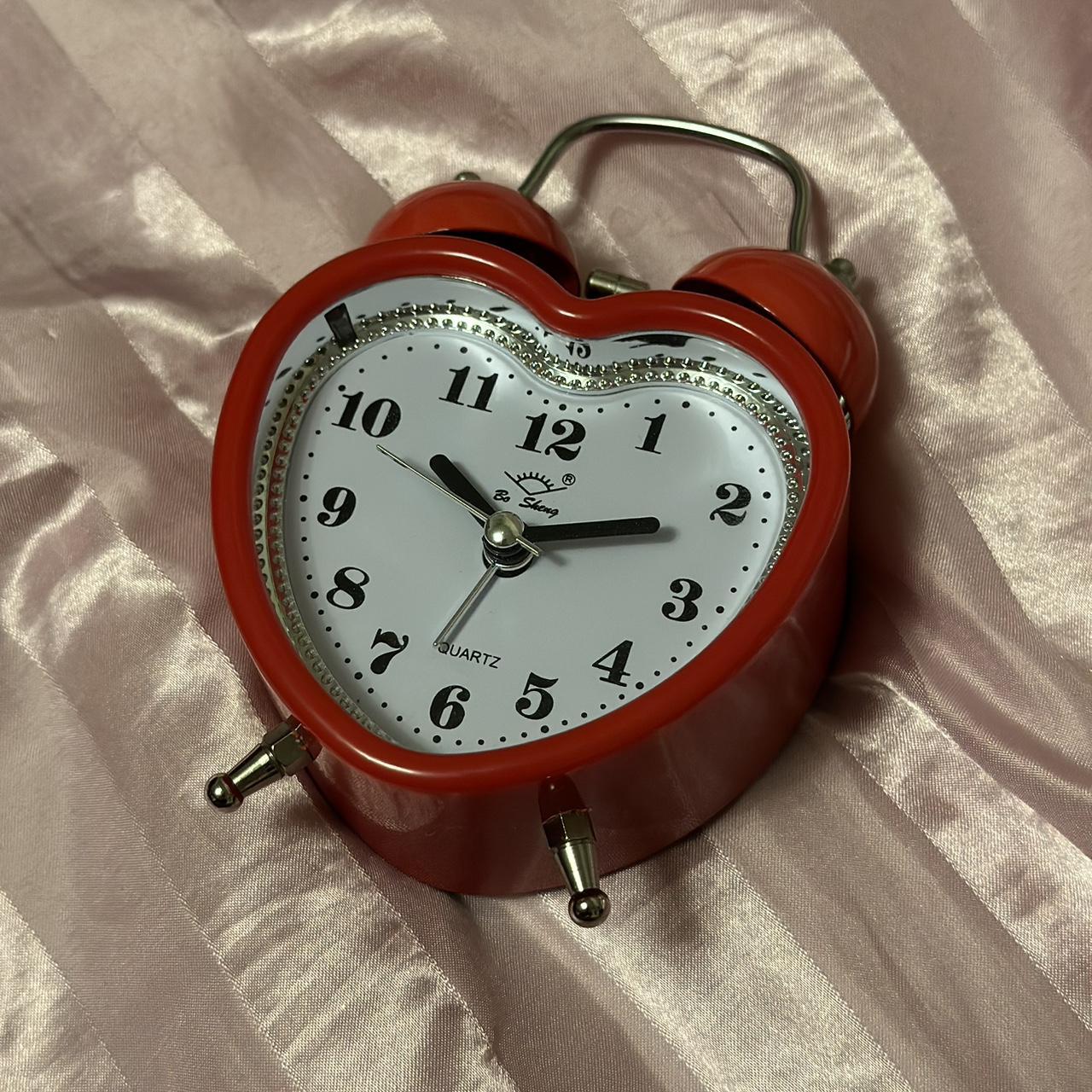 Heart shaped alarm clock ⏰ ️ Perfect condition. Love... - Depop