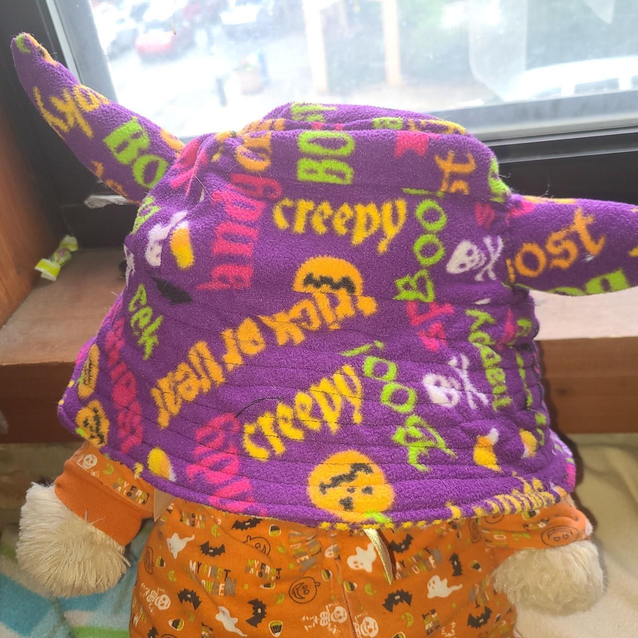 Scuffed Halloween theme bucket hat with horns Made... - Depop