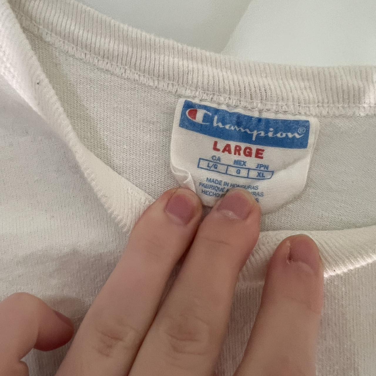 sesame Street Champion, white long sleeve graphic... - Depop