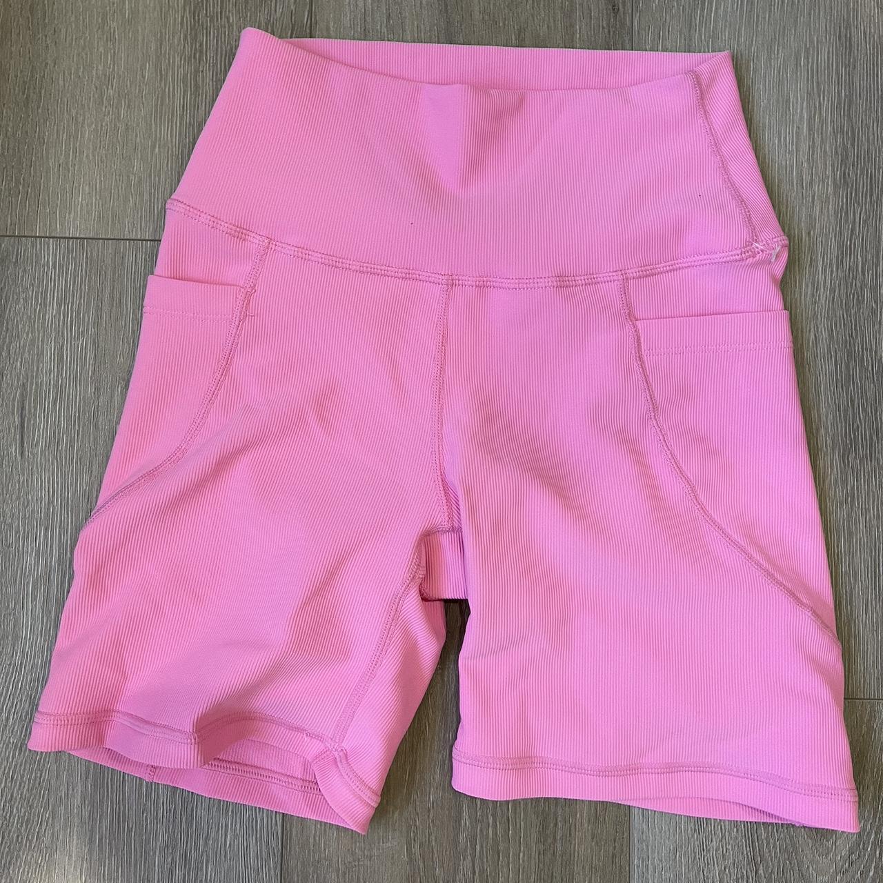 Pink wilo biker shorts #pink - Depop