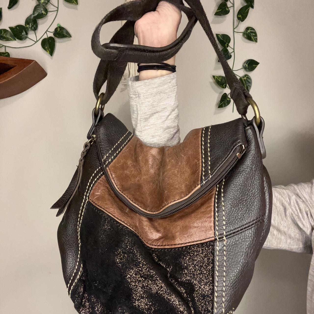 The Sak brand medium size bucket style satchel bag. - Depop