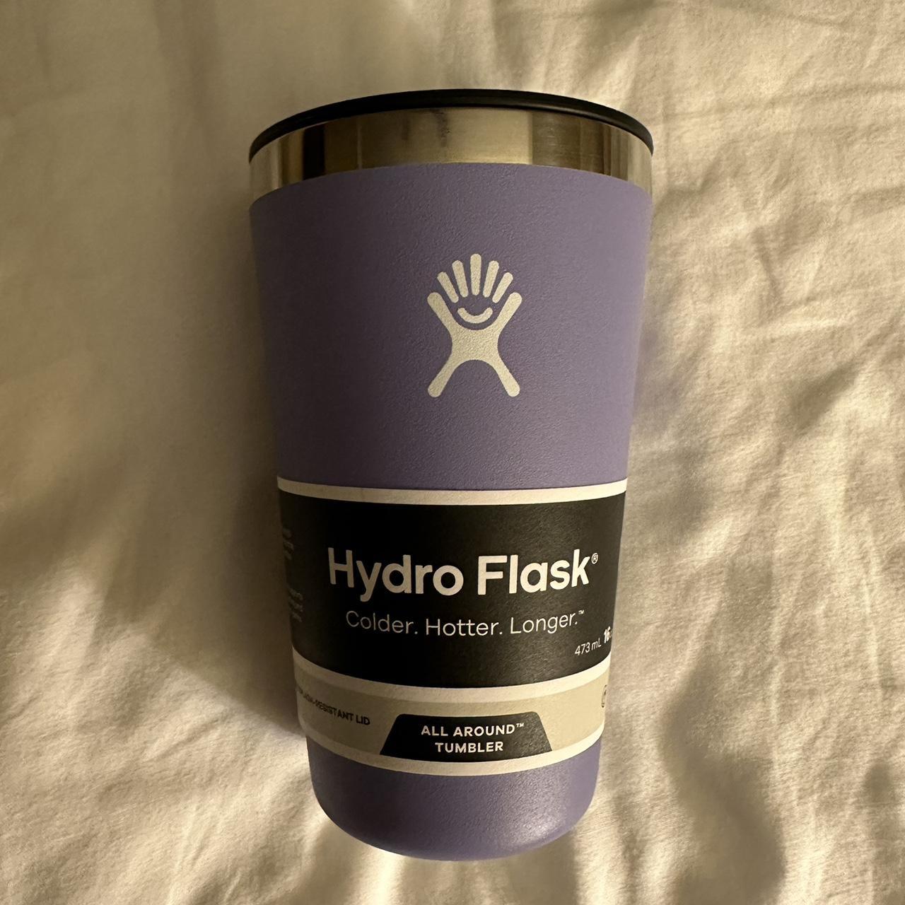 hydro flask 16 oz all around tumbler brand new and... - Depop