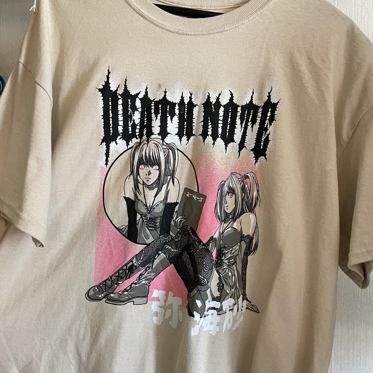hot topic death note misa amane t-shirt. small stain... - Depop