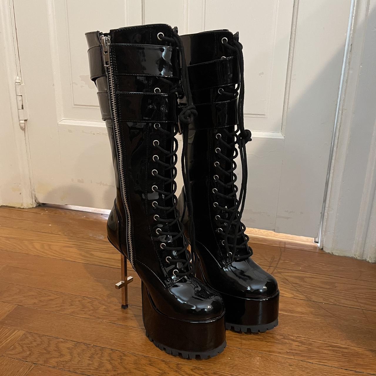 literally the sickest boots ever. dollskill widow... - Depop