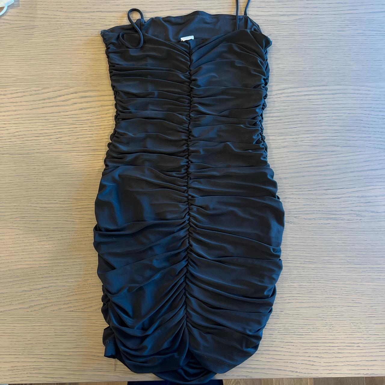 windsor black mini body con dress size: S worn once! - Depop